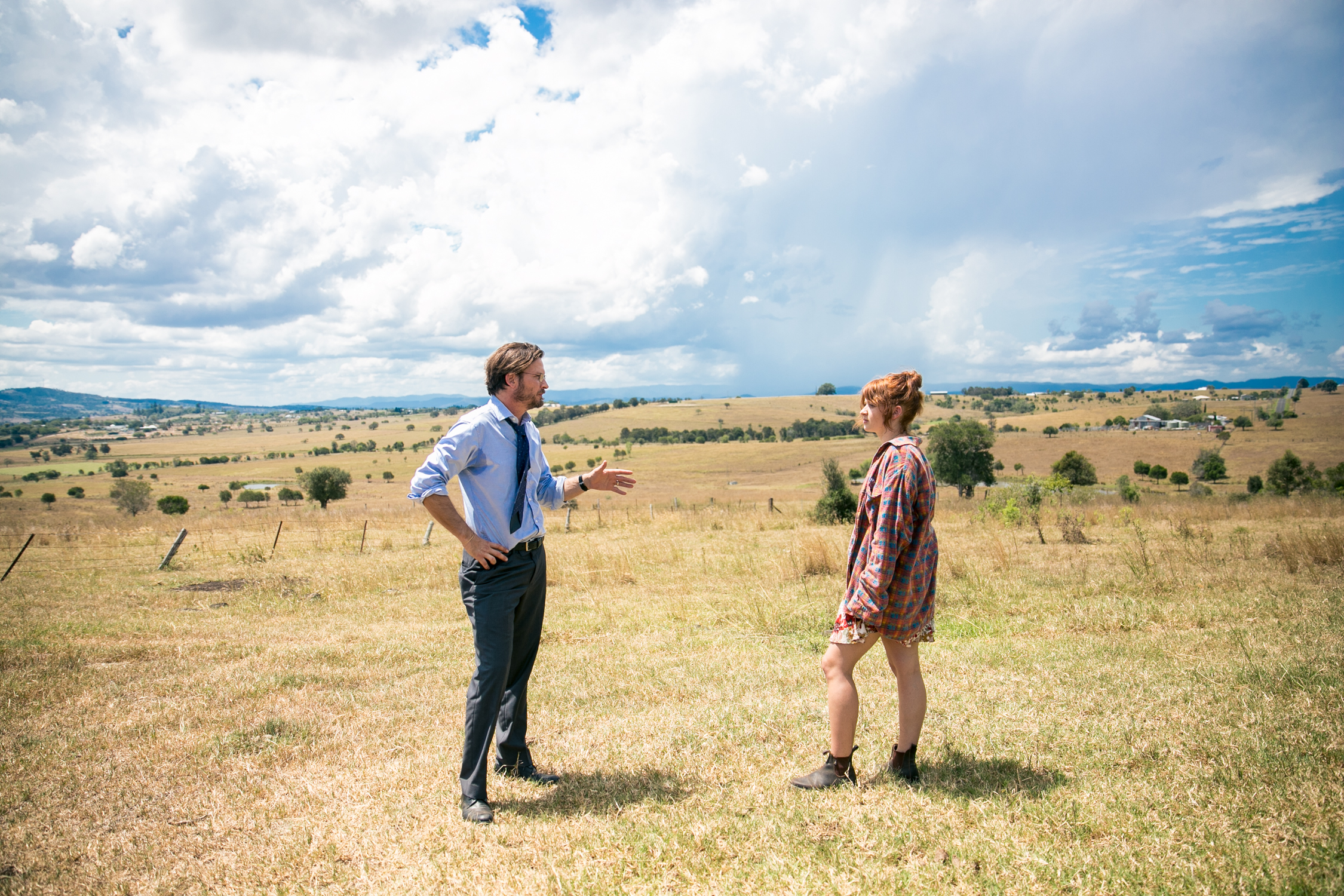 Stephen (Aden Young) and Lyndal (Sara West) in ‘Don’t Tell’ – DOP Mark ...
