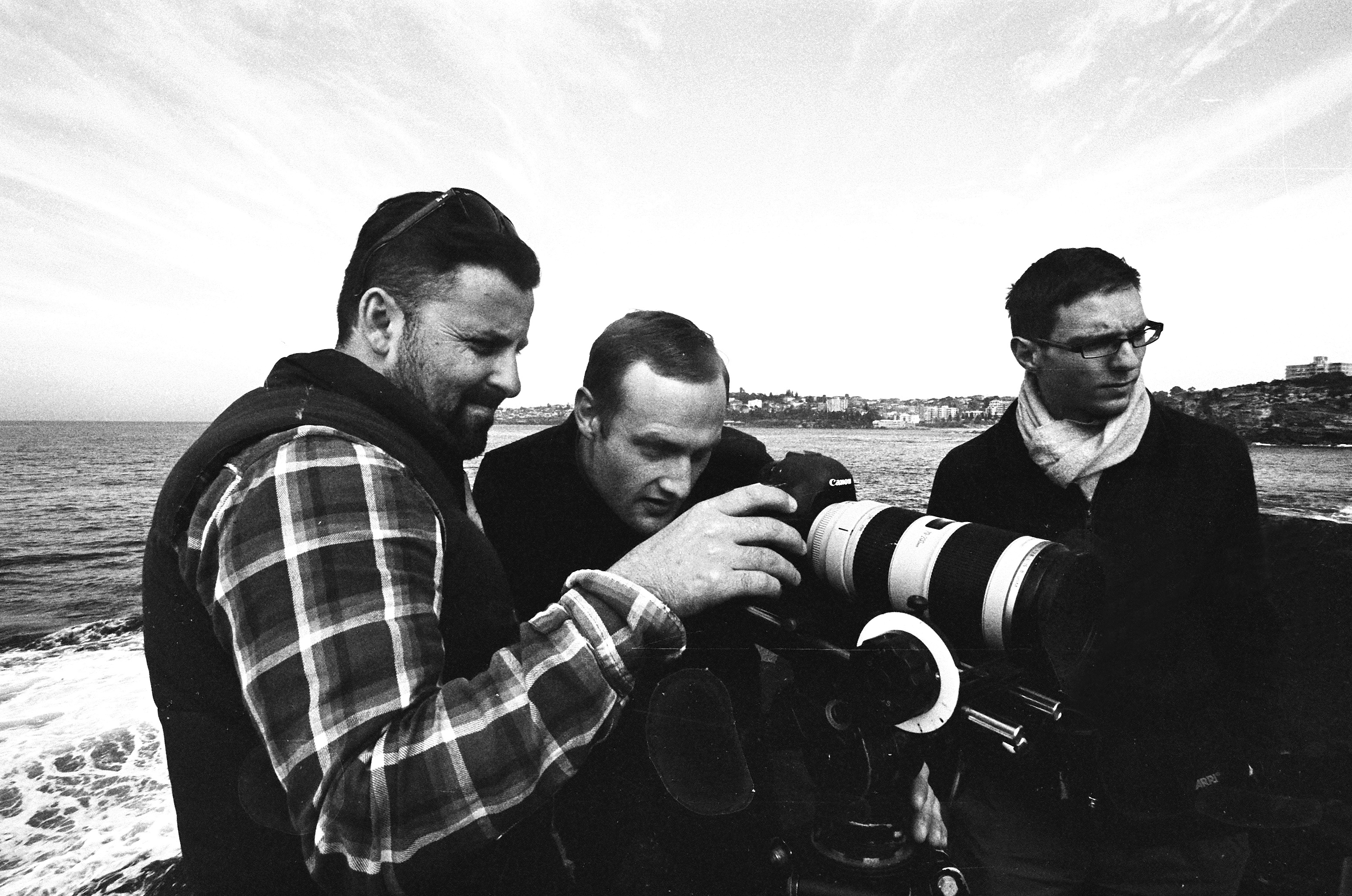 Rodrigo Vidal Dawson, Joseph Sims-Dennett and Zoltan Jonas behind the ...